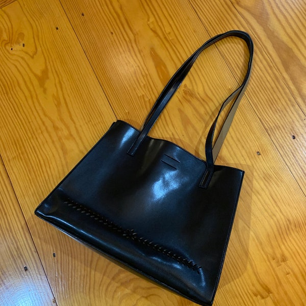 Unlined Leather Bag - Etsy