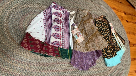 Vintage SKIRT KARIZA Lehenga Sari 100 ways to wear Wr… - Gem