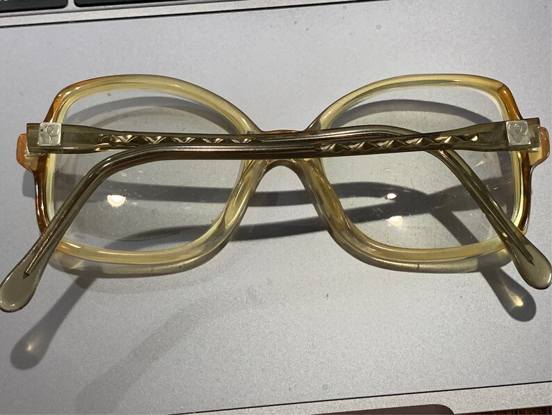 RARE 70s Pathway Butterscotch marked Eye Glass Decor Frames - Etsy