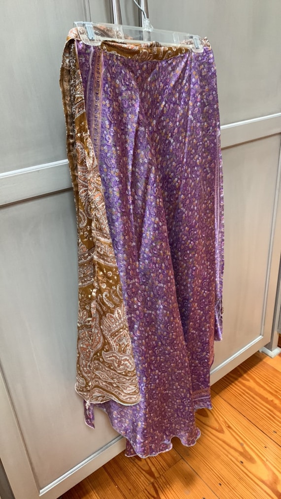 Vintage SKIRT KARIZA Lehenga Sari 100 ways to wear Wr… - Gem