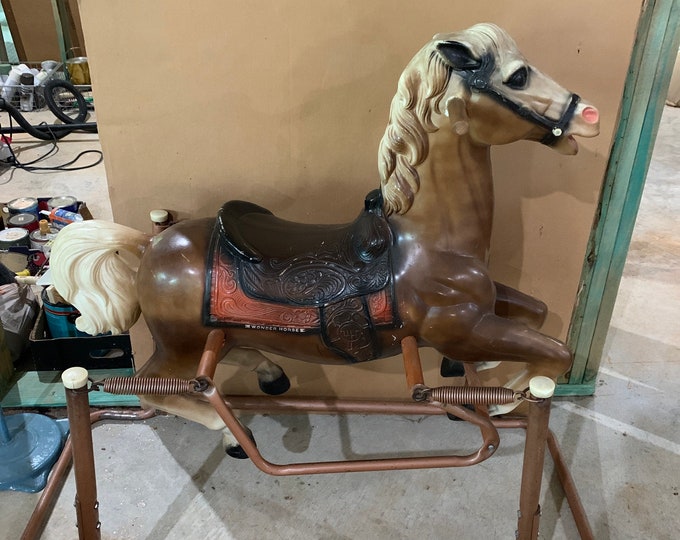 1950s Vintage Wonder Horse Spring Rocking Horse Prancer Bouncing All ...