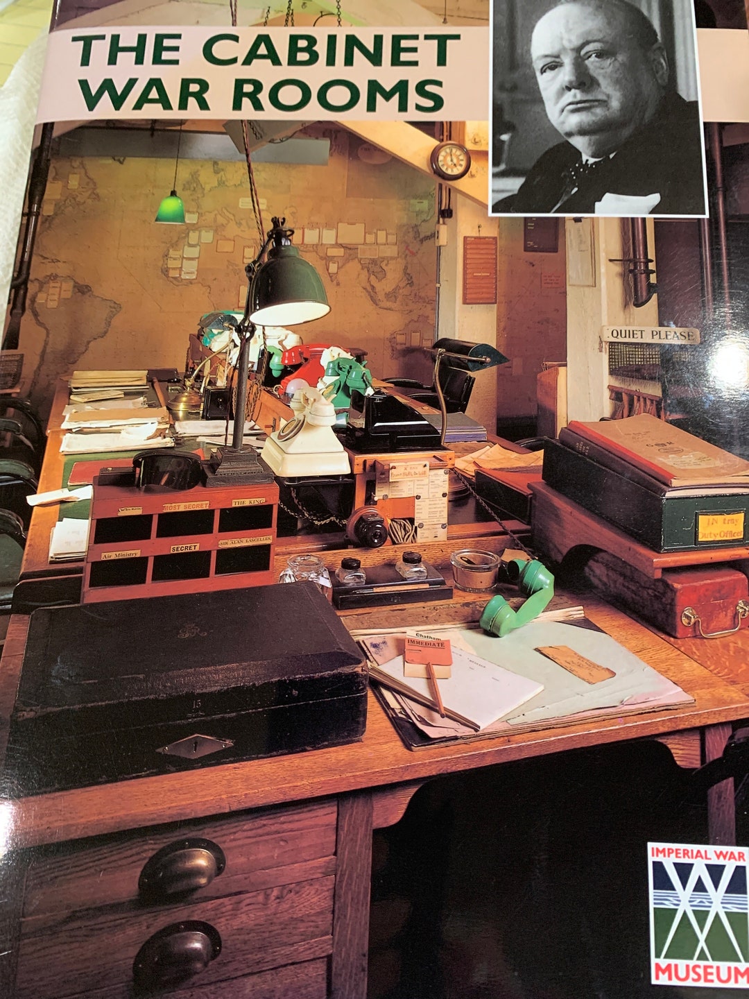 CABINET WAR ROOMS History Churchill Souvenir 36 Pg Book by Imperial War ...