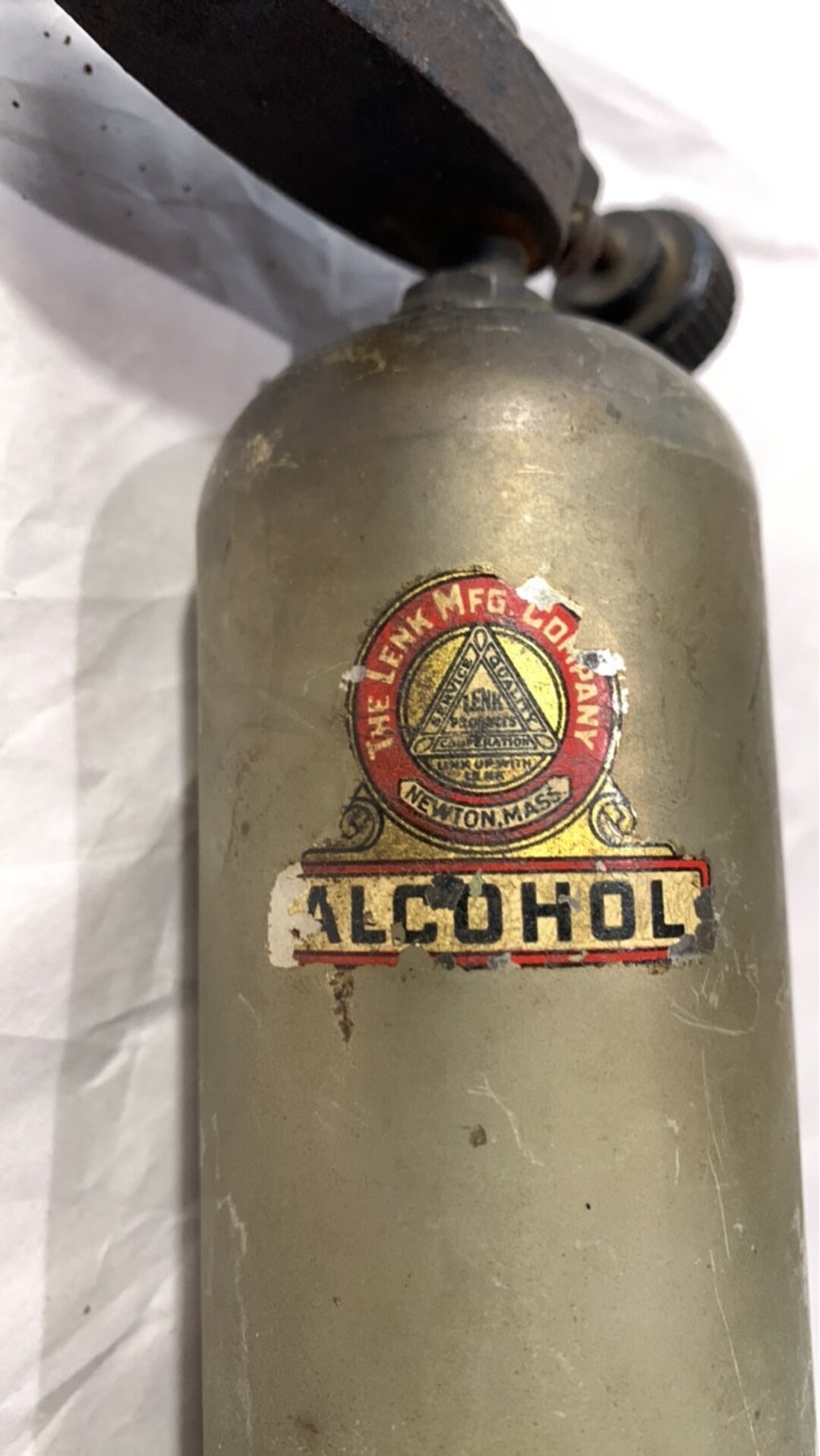 Antique Blow Torch Brass Small Lemk Mfg Co. Dental USA Alcohol Vintage ...