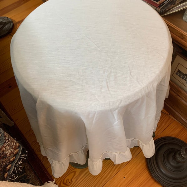 Ruffled Tablecloth - Etsy
