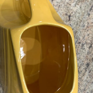 FIESTA WARE YELLOW Pitcher Homer Laughlin Co Pitcher Vintage Original 6 ...