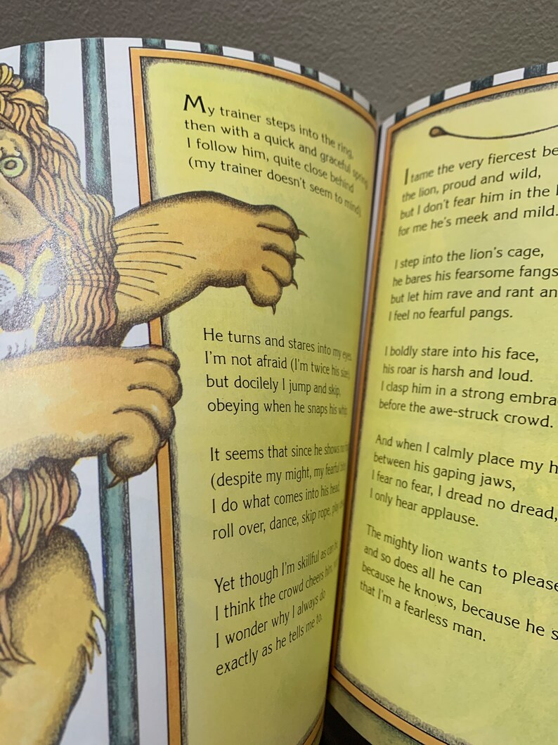 1974 CIRCUS Book Poetry by Jack Prelutsky Pictures by Arnold - Etsy