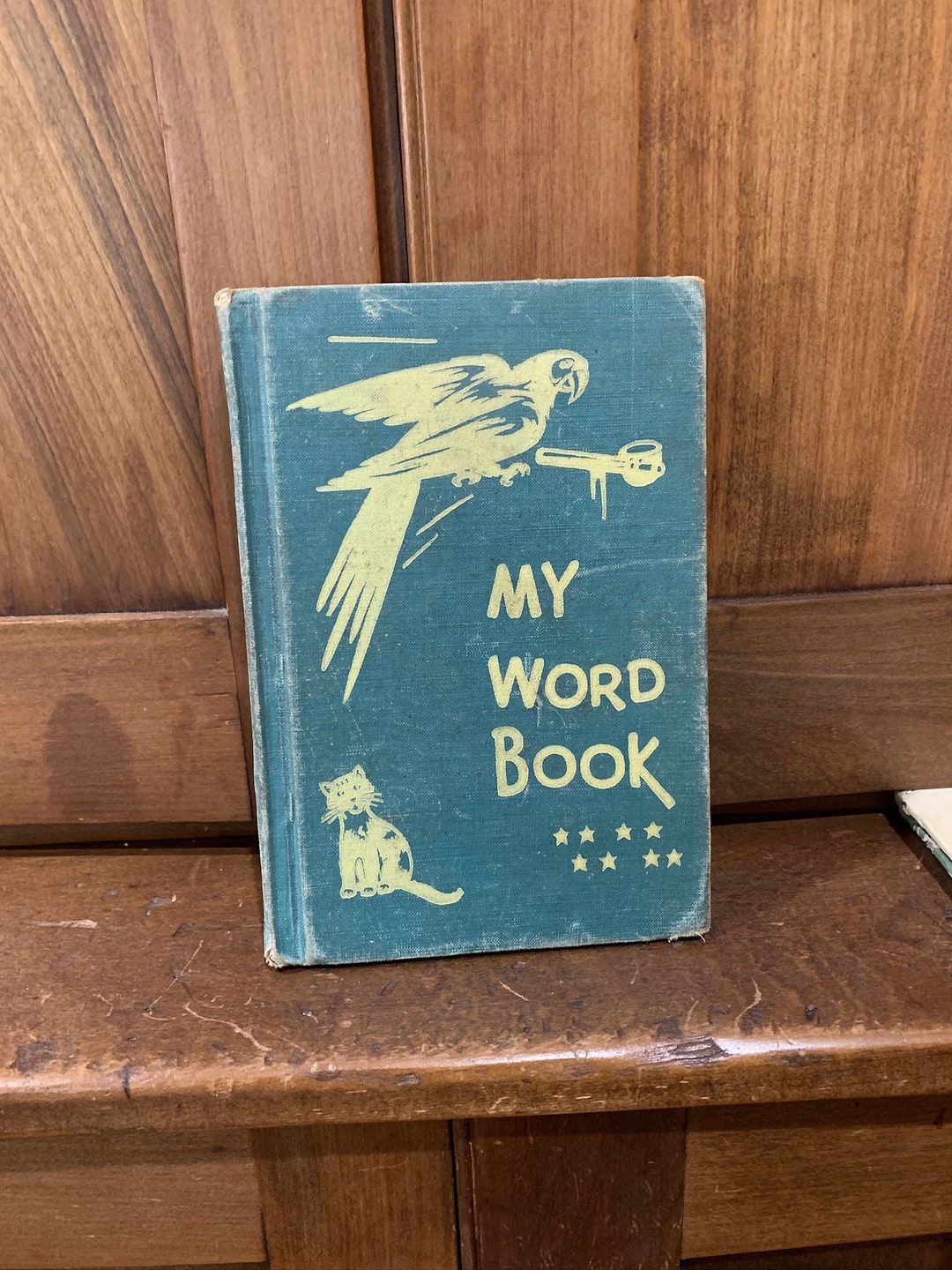 RARE 1950 My Word Book 3rd Ed Spelling Penmanship Green W Yellow ...