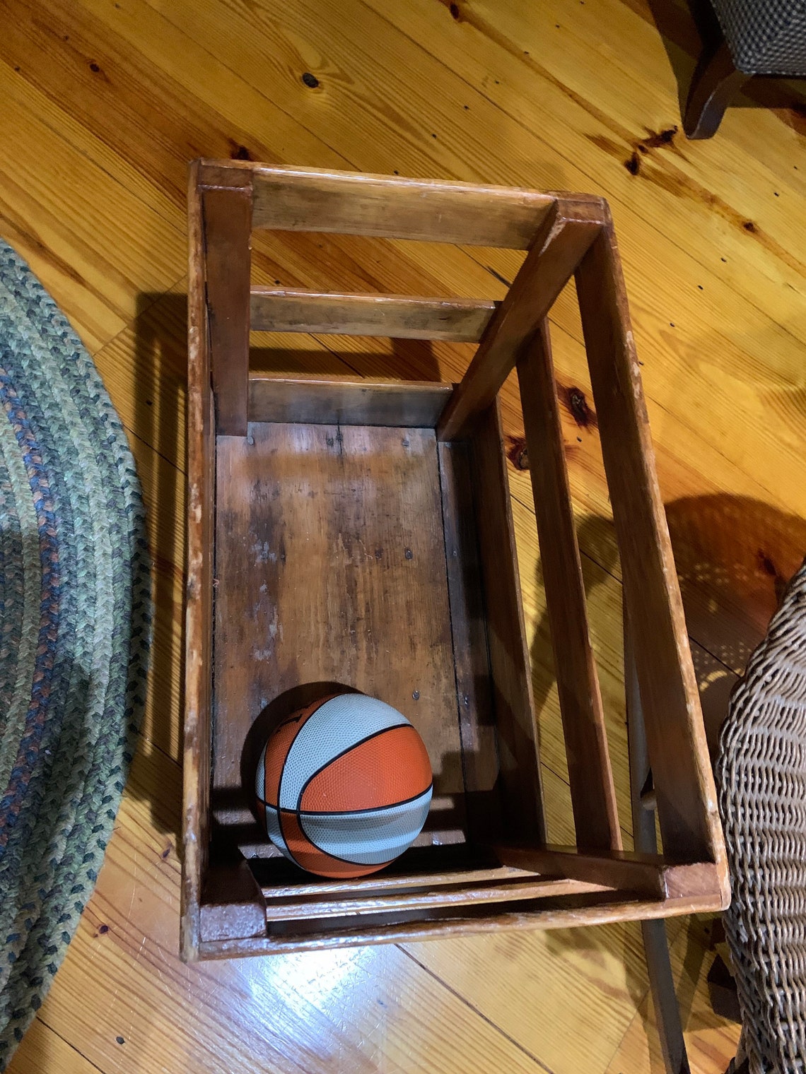 Rare WOOD BOX WHEELS Handcrafted 21 5/8 Long X 13 5/8d X 20 - Etsy