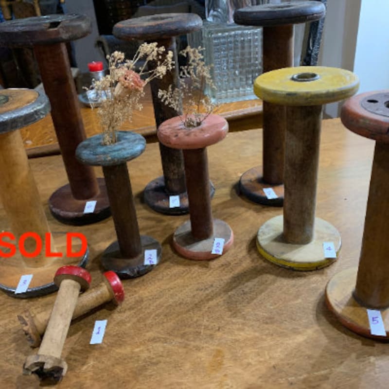 Vintage Wood Spool - Etsy