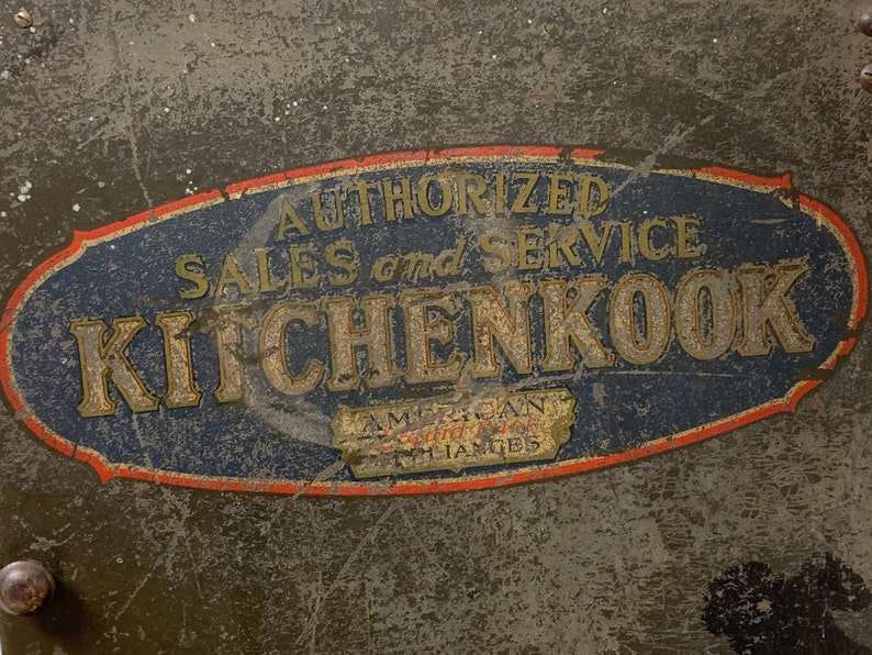 RARE Cabinet 1920S Metal Kitchen Kook American Gas Machine Co - Etsy