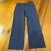 80s STRETCH Dress Slacks Charcoal Pin Stripe Pants Wide Legs Vintage ...