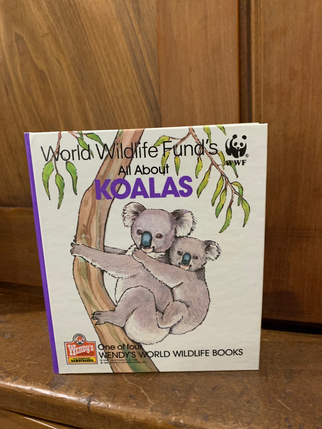 1988 All About Koalas Wendy's World Wildlife Books WWF Hardcover Book ...