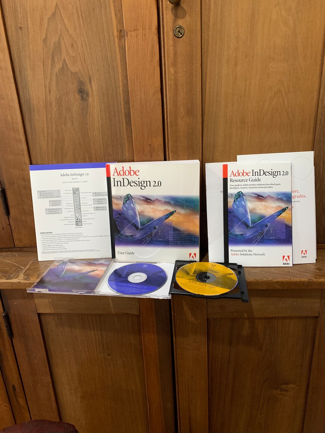 2001 Adobe Indesign 2.0 Cds W S Number Mac & User Guide (482 Pp ...