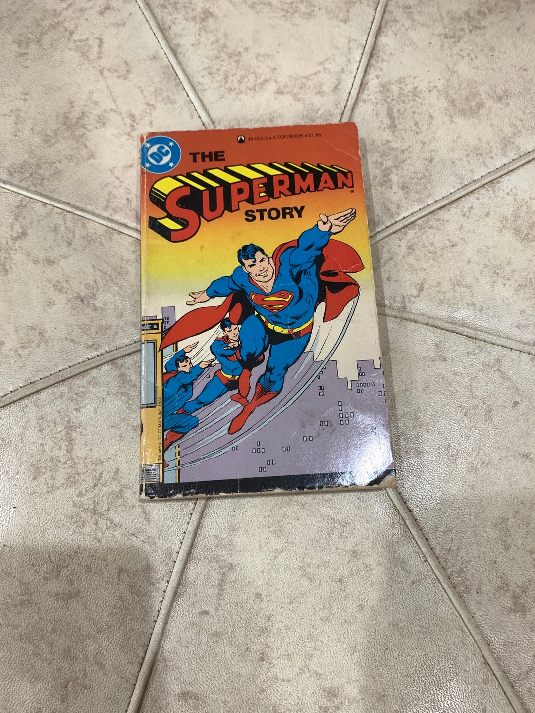 RARE 1st Ed 1979 the Superman Story DC Paperback Black & White TOR ...