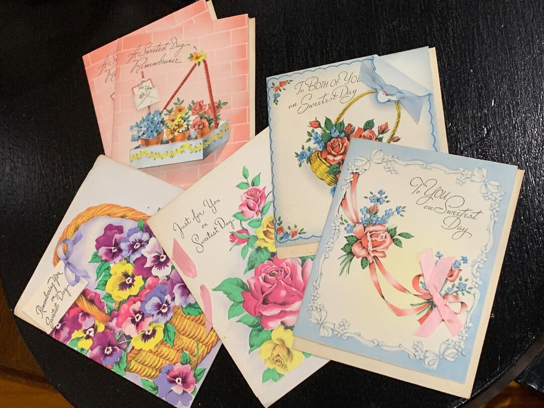 50s Vintage Greeting Card Sweetest Day Unused With Its Original ...