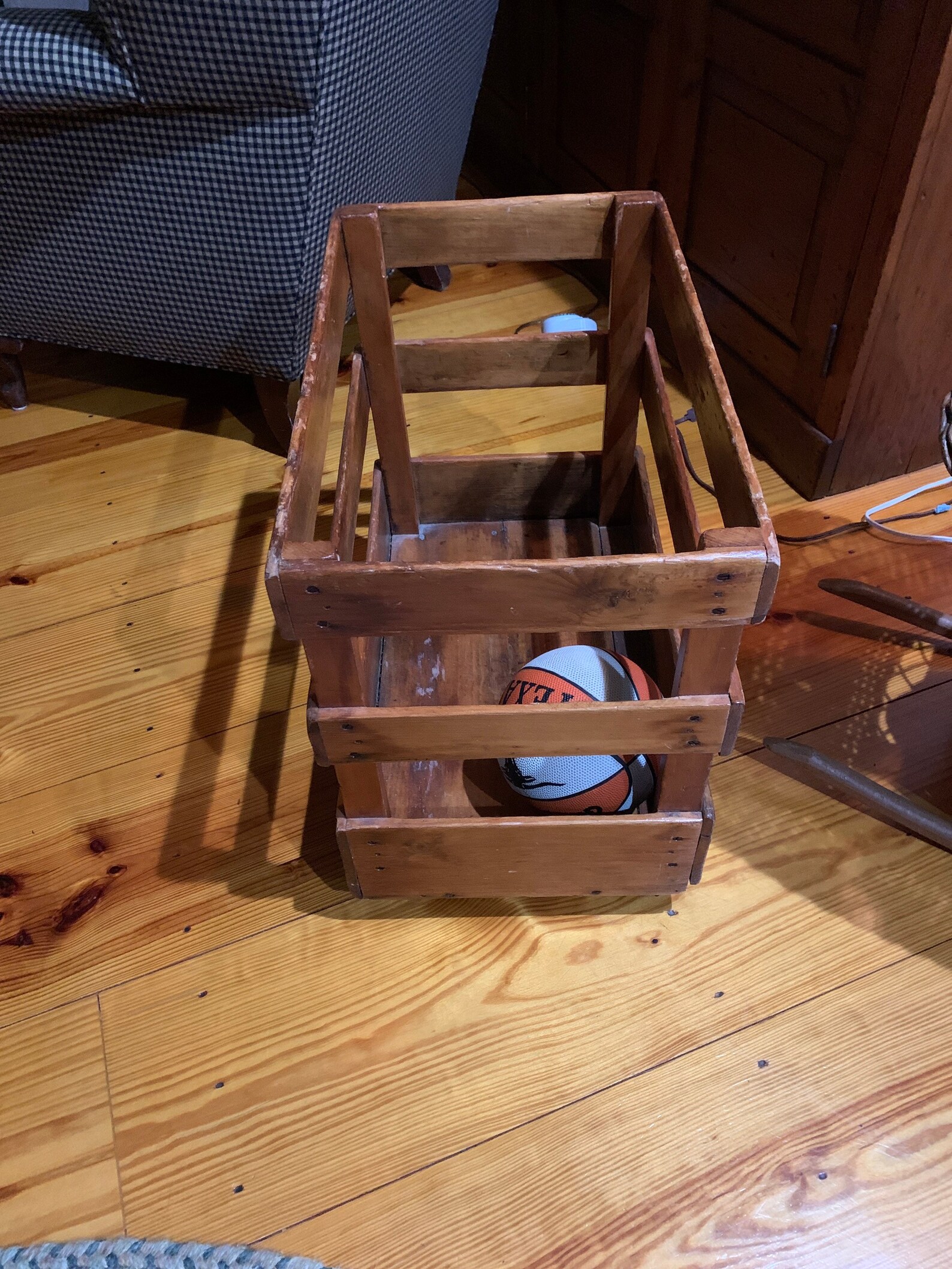 Rare WOOD BOX WHEELS Handcrafted 21 5/8 Long X 13 5/8d X 20 | Etsy