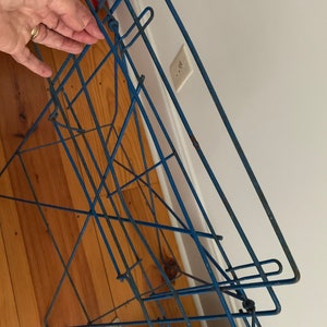 LOOK Rare Old Time Newspaper Stand RACK Metal General Store Display ...