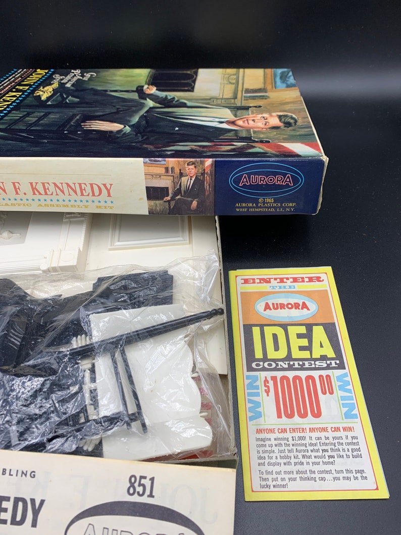 Model Kit 1965 John F. Kennedy Presidents Series Aurora | Etsy