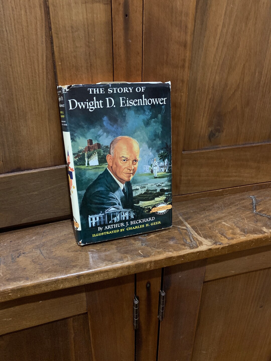 1956 DWIGHT D. EISENHOWER Young Adult Book With Jacket Hardcover by ...