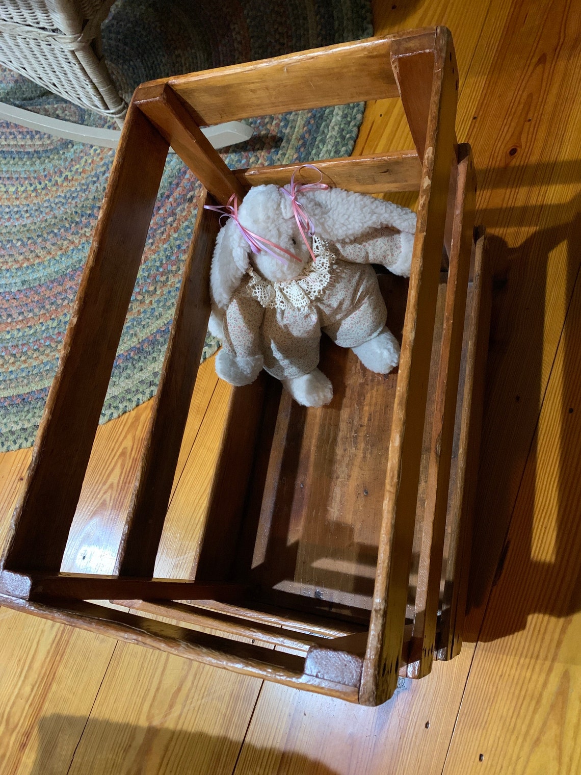 Rare WOOD BOX WHEELS Handcrafted 21 5/8 Long X 13 5/8d X 20 - Etsy