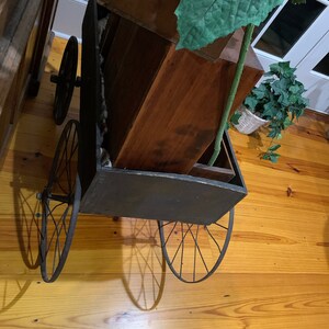 RARE Antique Wooden Wagon Great Display Wood Box 31 1/2” X 15 1/2”d X 6 ...