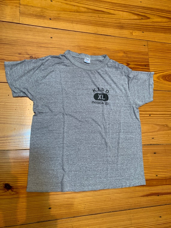 RARE Champion 80s K.I.S.D Physical Ed. T Shirt Tee Ki… - Gem