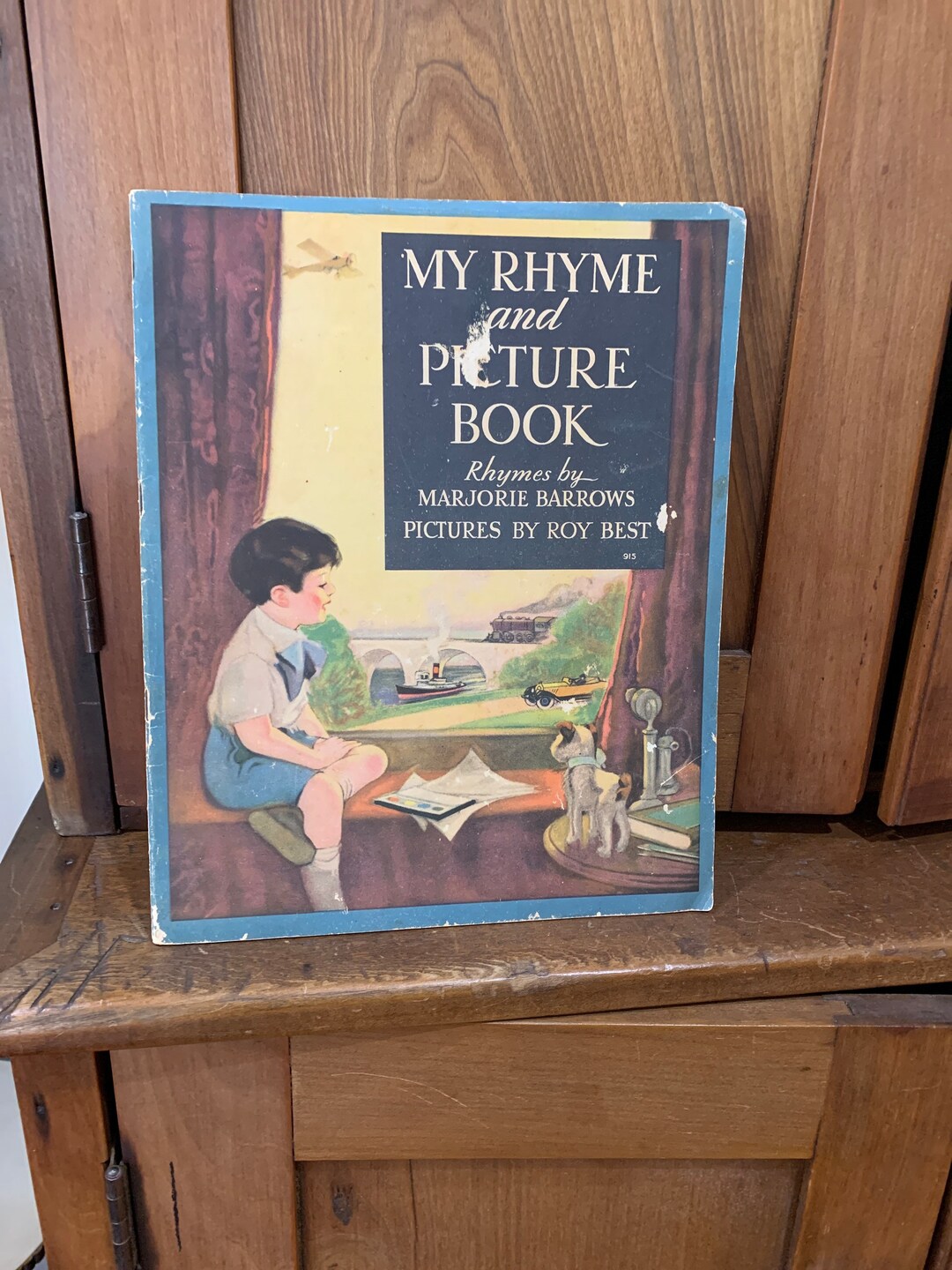 RARE 1930 My Rhyme and Picture Book Rhymes by Marjorie Barrows Illus by ...