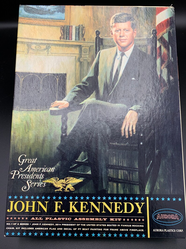 Model Kit 1965 John F. Kennedy Presidents Series Aurora | Etsy