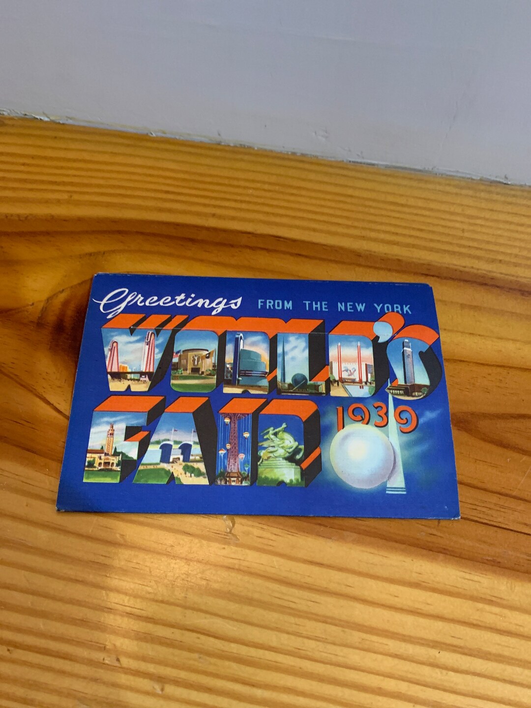 RARE 1939 World's Fair New York Post Card Set SOUVENIRS Art Deco 18 ...