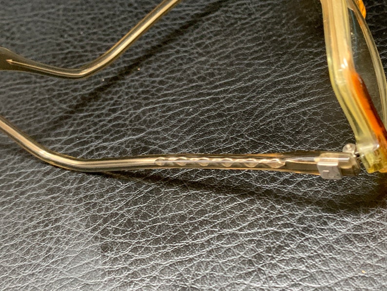 RARE 70s Pathway Butterscotch marked Eye Glass Decor Frames - Etsy