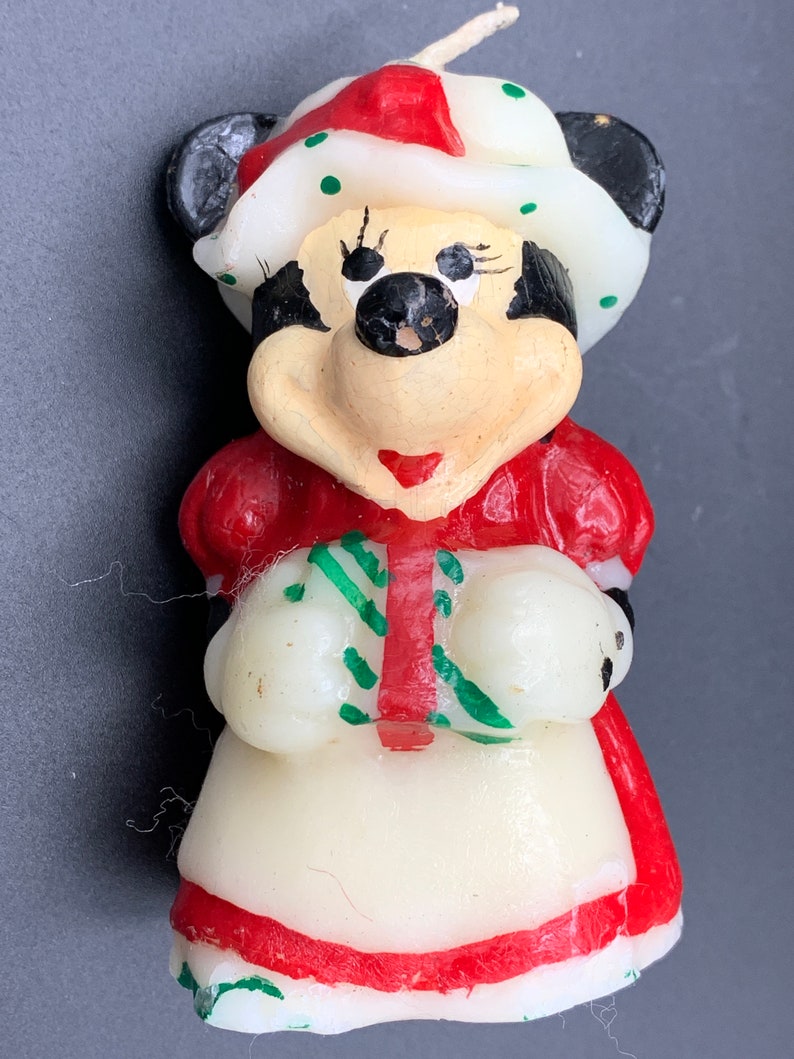 Rare 60s MINNIE MOUSE CANDLE Disney Gurley Christmas Holidays - Etsy