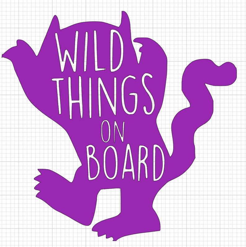Where the Wild Things Are Decal - Etsy