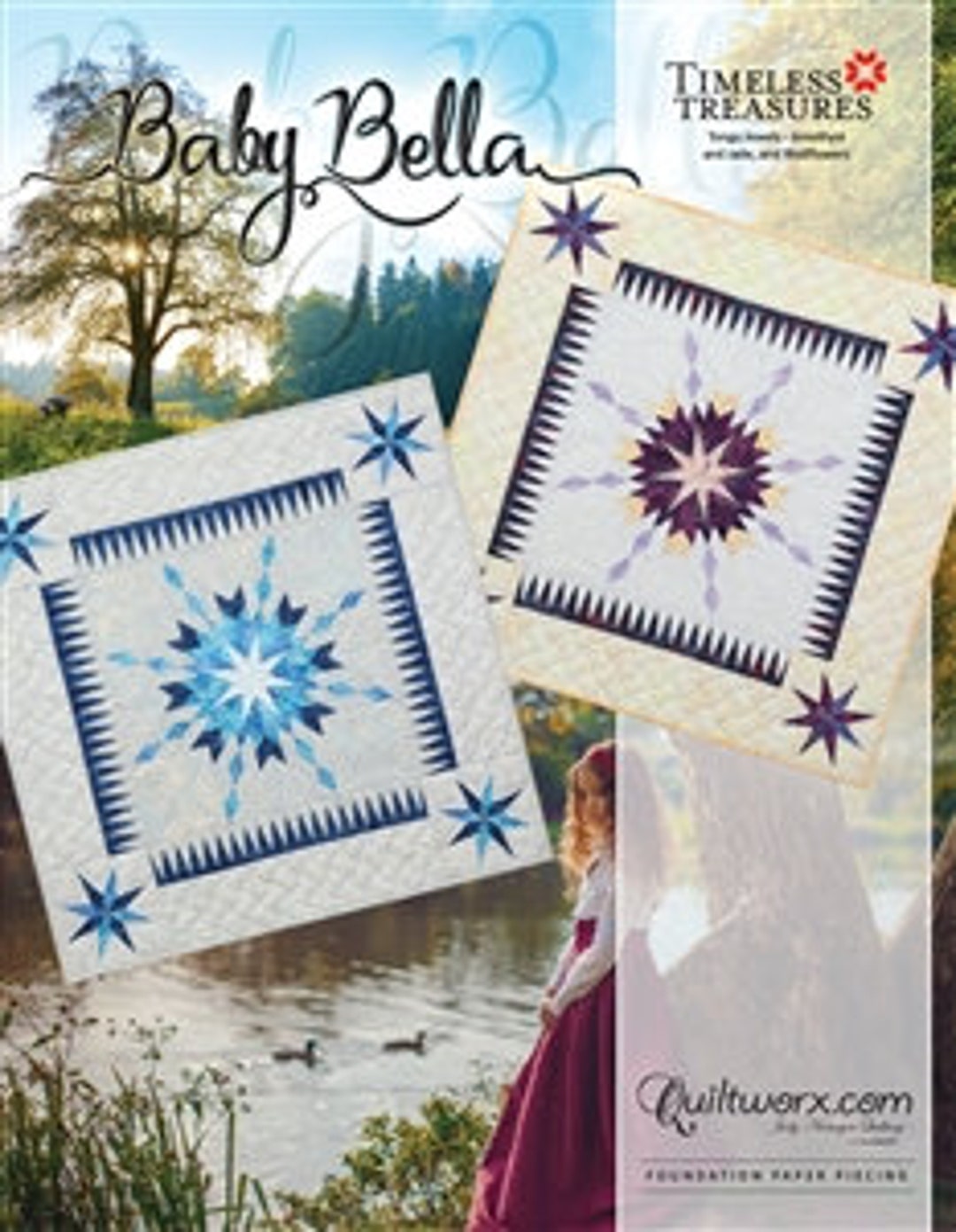 Baby Bella 36x36 Quilt Kit or Pattern by Judy Niemeyer / Quiltworx ...
