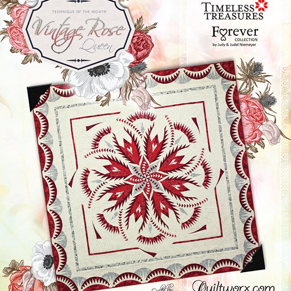 Rose Quilt Pattern - Etsy