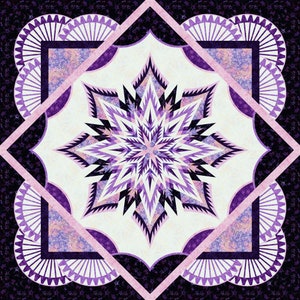 Heather in the Highlands Quilt Kit 80x80 or 118x118 by Quiltworx Using ...