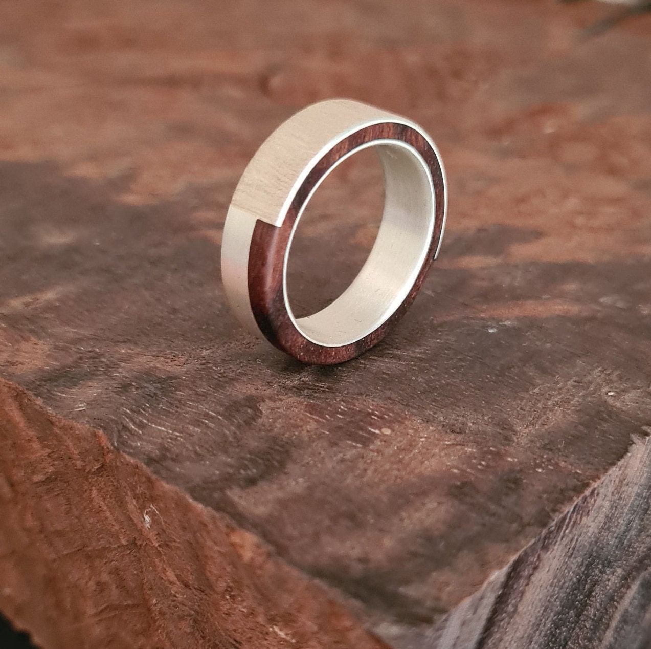 Orion (australian Ringed Gidgee) Wooden Ring - Etsy