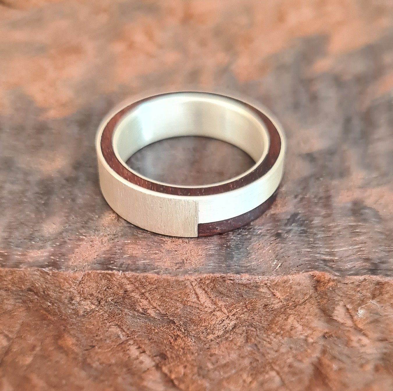 Orion (australian Ringed Gidgee) Wooden Ring - Etsy