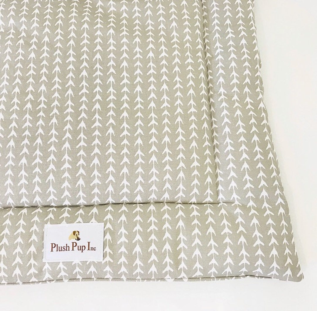 Crate Pad, Gray Crate Bed, Modern Crate Mat, Boho Crate Pad, Pet Crate ...