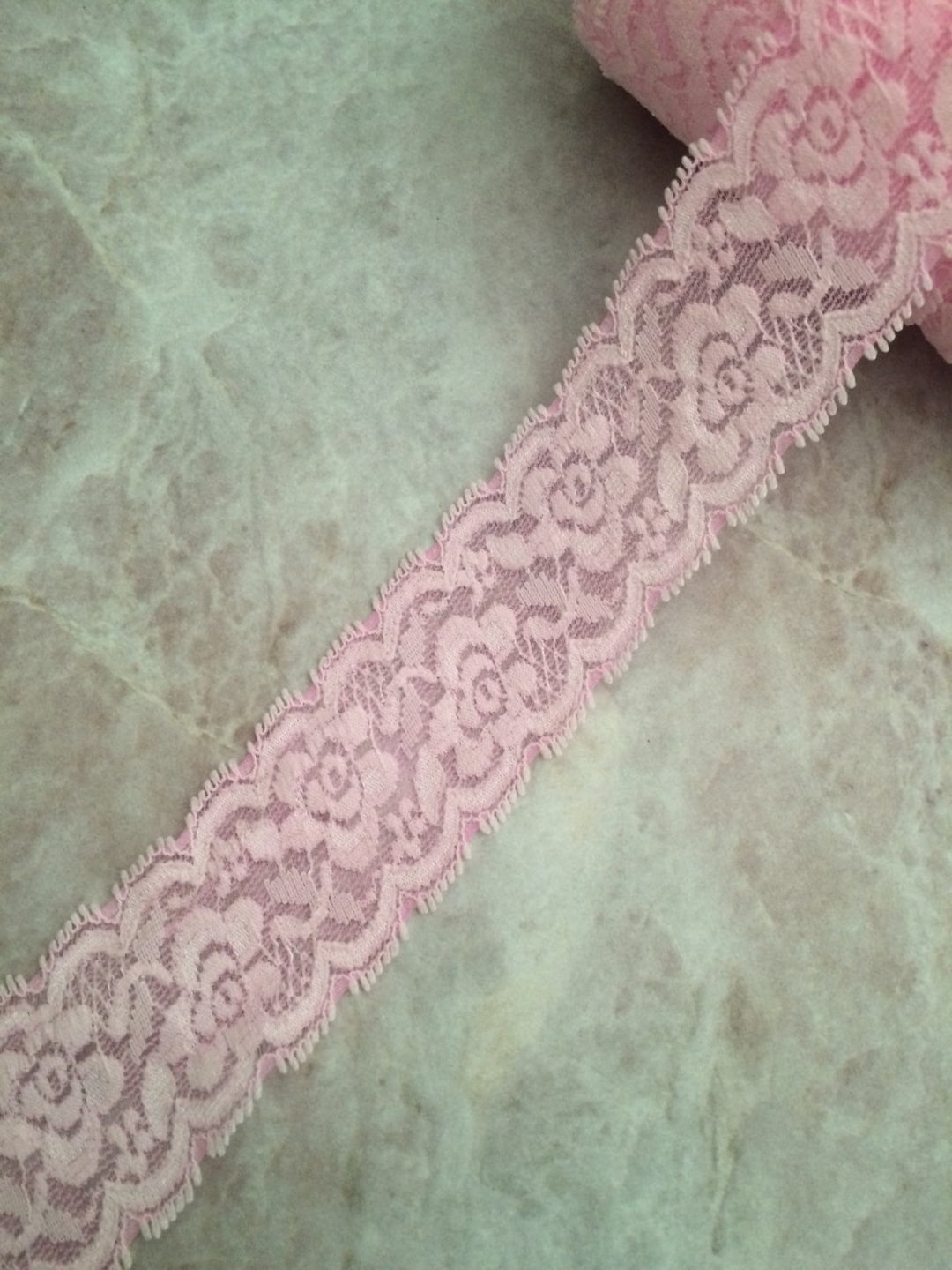 Encaje elástico encaje elástico de 15 pulgadas encaje de - Etsy España