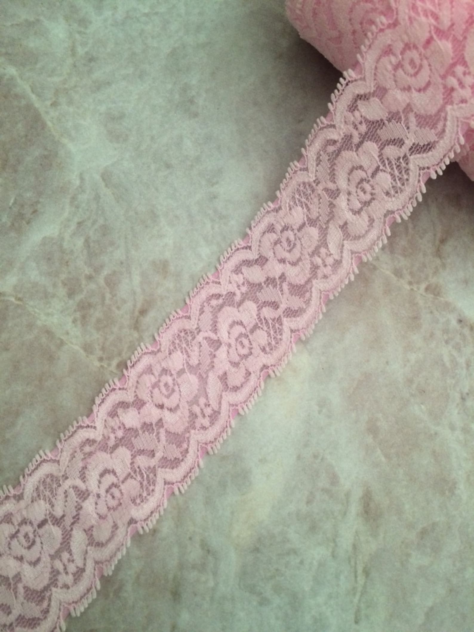Encaje elástico encaje elástico de 15 pulgadas encaje de - Etsy España