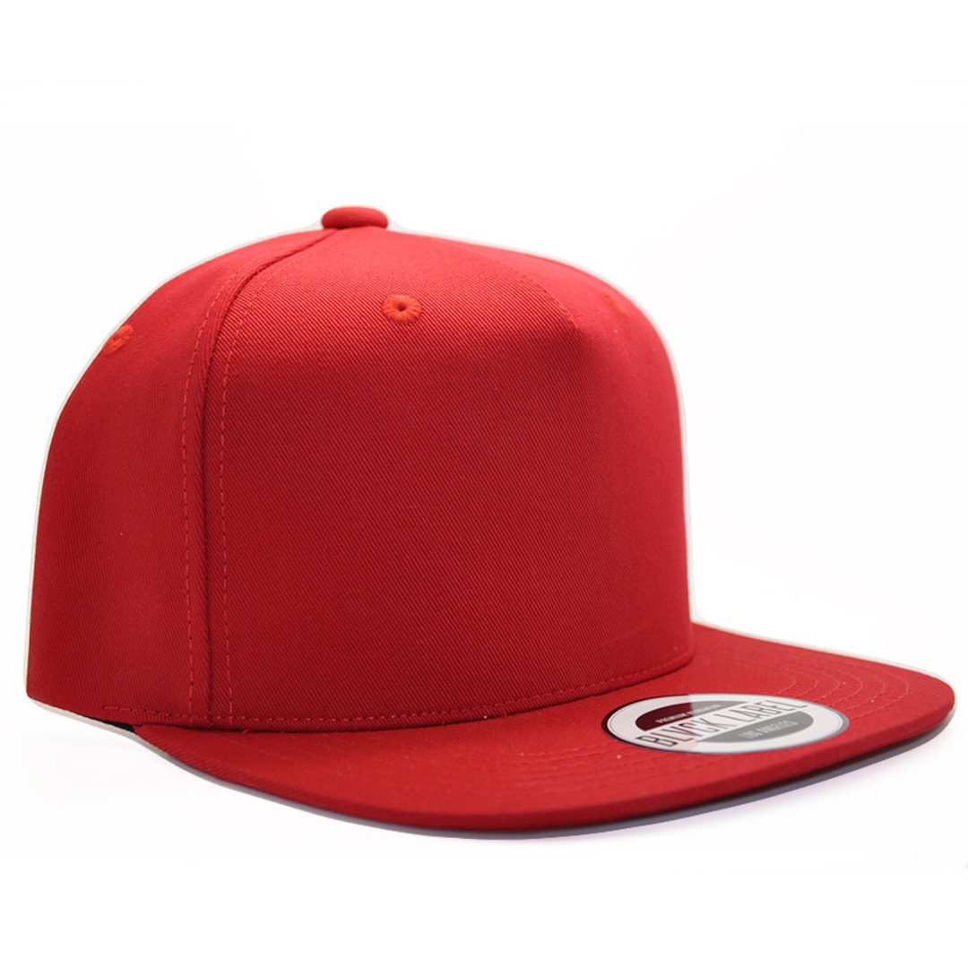 Red Blank Snapback