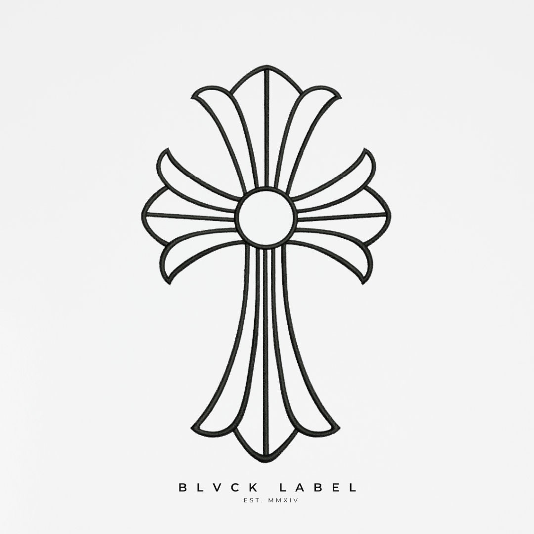 Cross Outline Embroidery Design - Instant Download - DST File ...