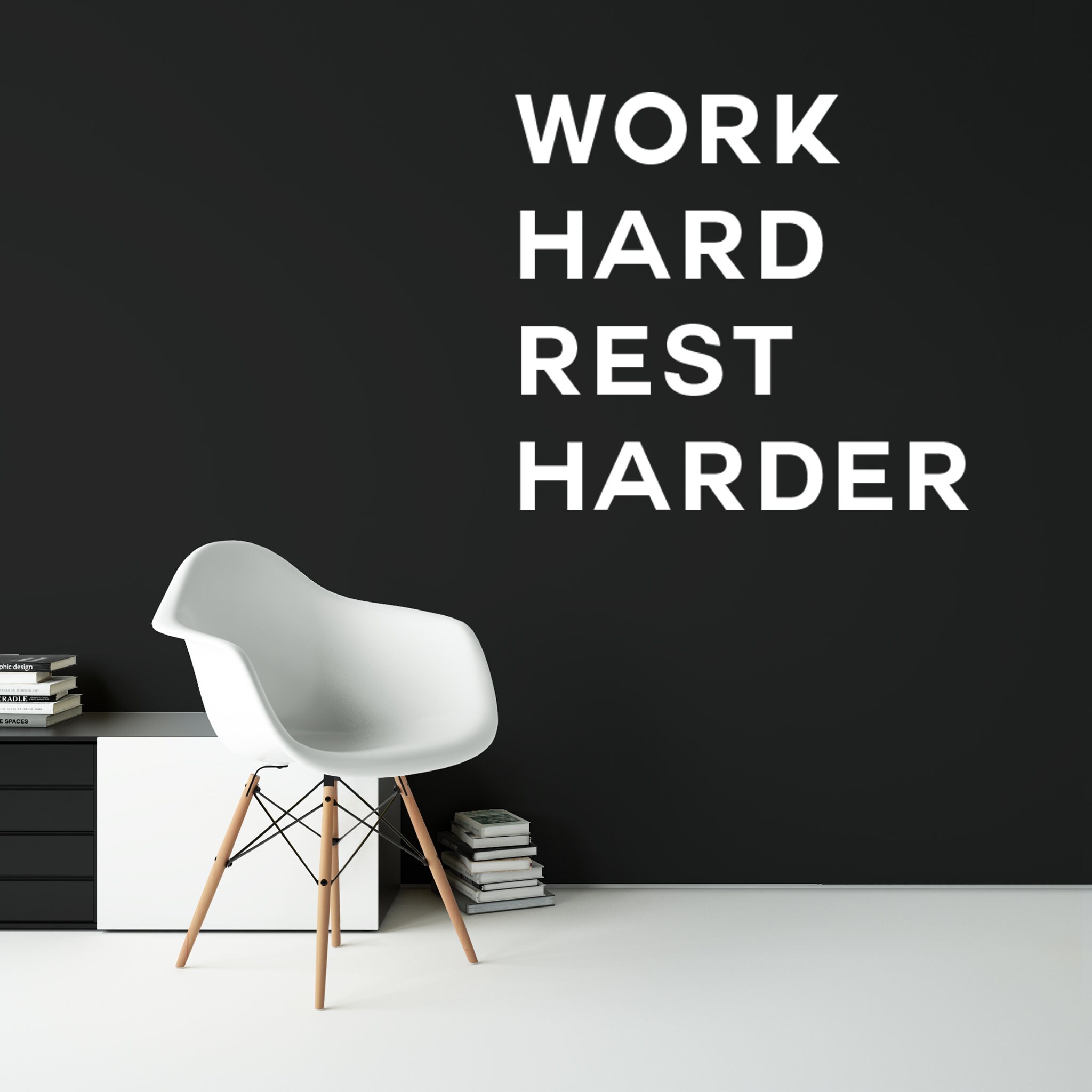 Work Hard Rest Harder Quote Custom Decals Vinyl Stickers - Etsy