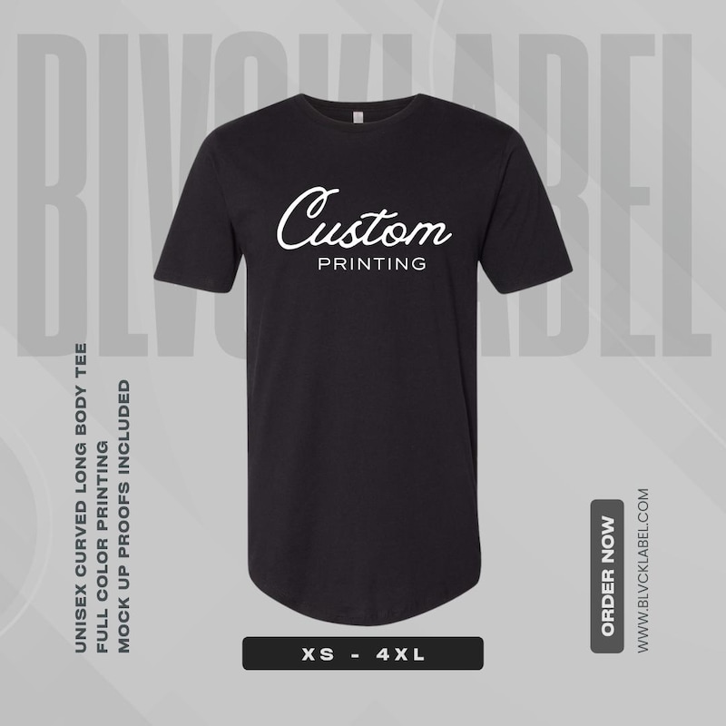 Curved Hem T Shirt Men - Etsy