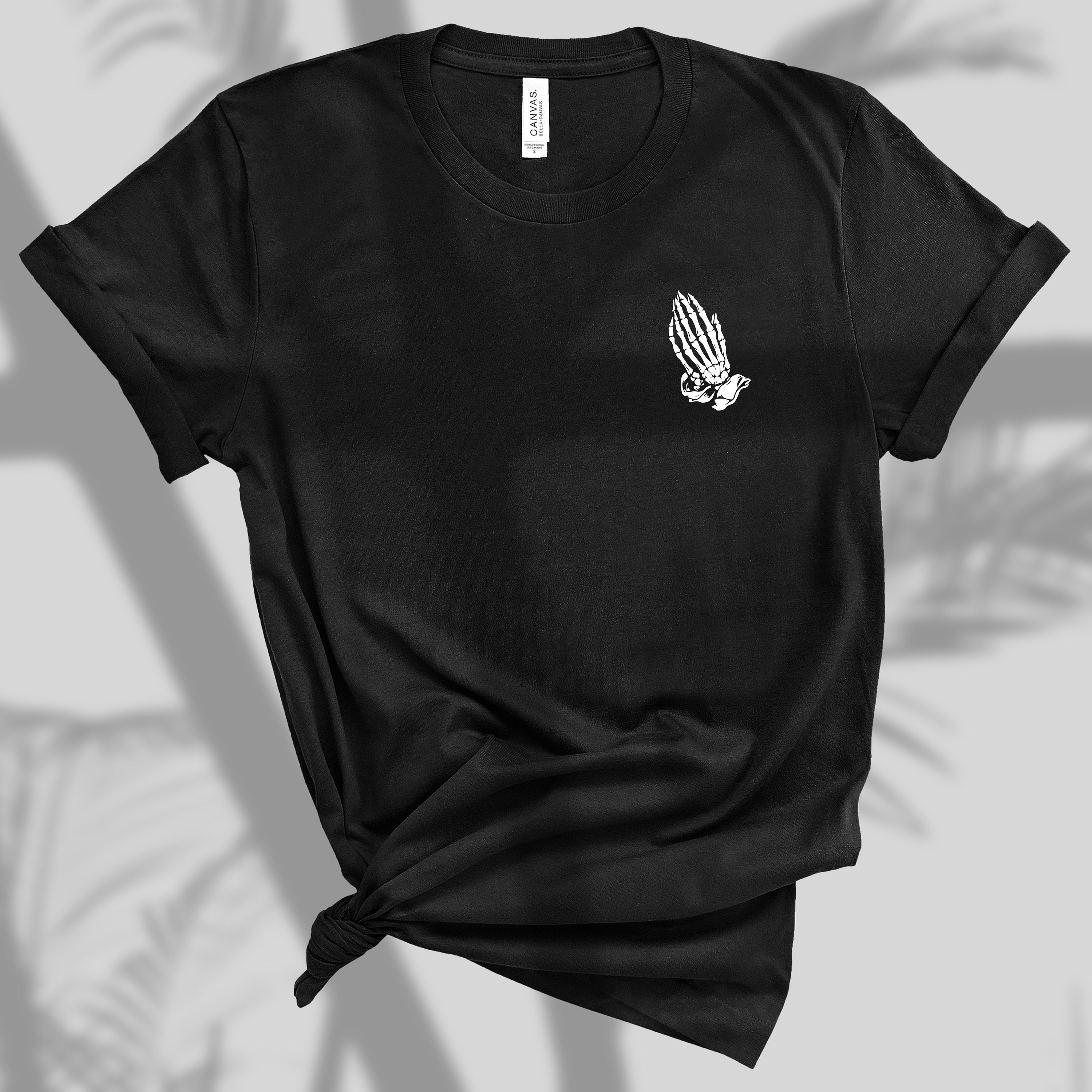 Skeleton Praying Hands Shirts - Praying Hands Sweatshirts - Skeleton ...