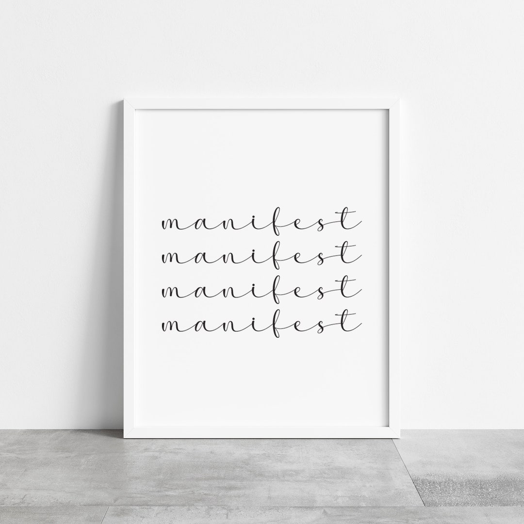 Manifest Manifest Manifest Manifest | Manifestation | Printables ...