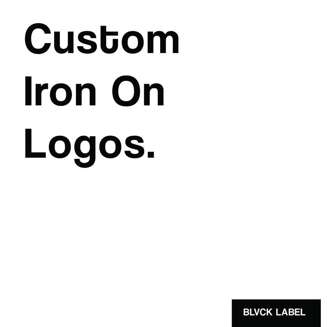 Custom One Color Logo Iron on Vinyl HTV - Your Logo - Personalize Your ...