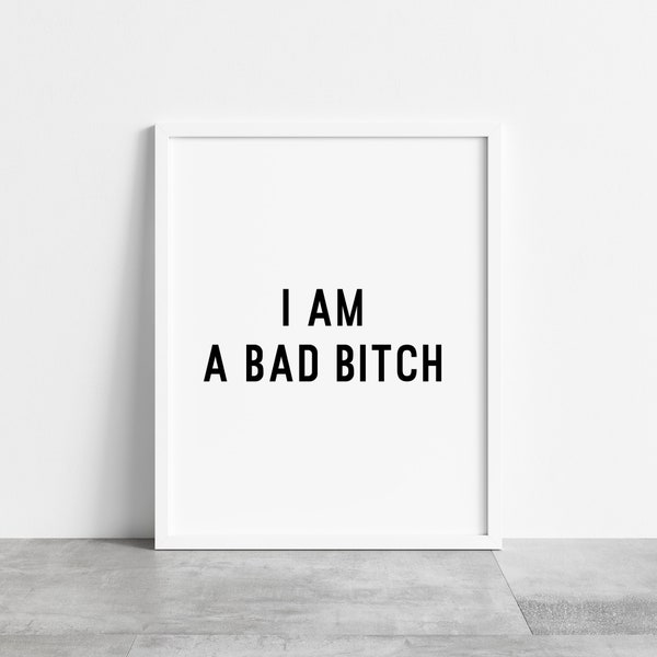 Bad Bitch Affirmations - Etsy
