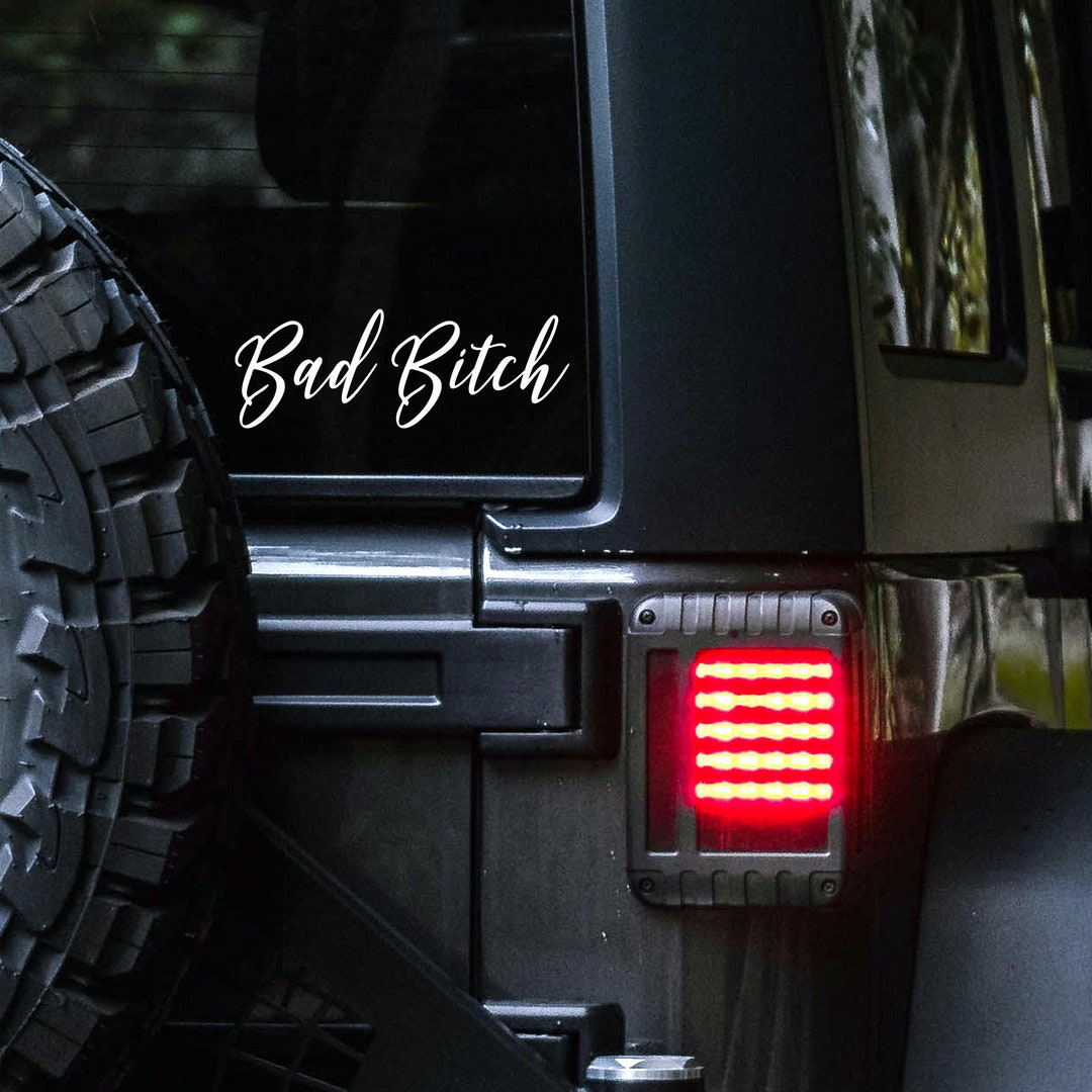 Bad Bitch Sticker Baddie Custom Decals Vinyl Stickers Custom Colors ...