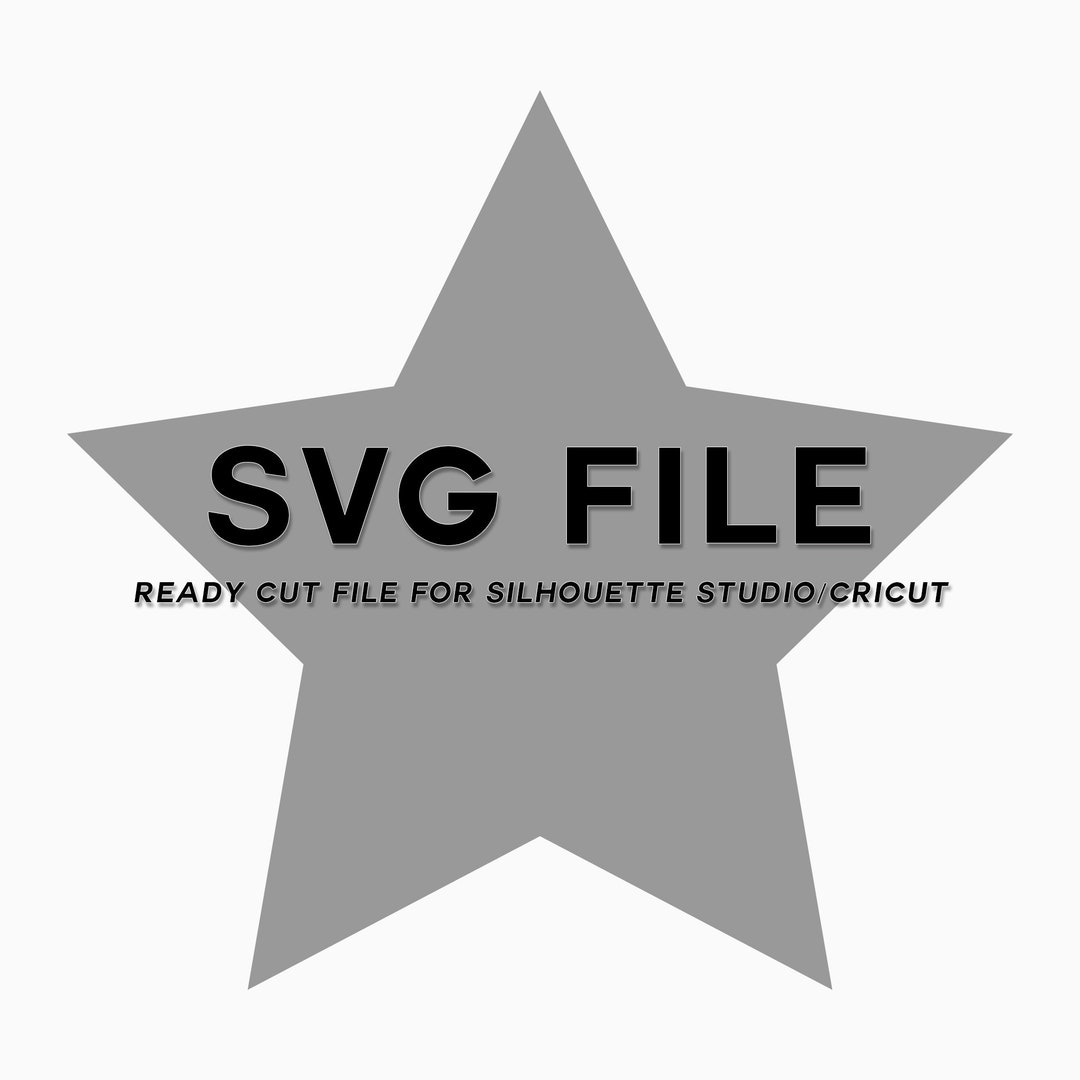 SVG - Star - Star SVG File - Cricut - Silhouette - Digital Download ...